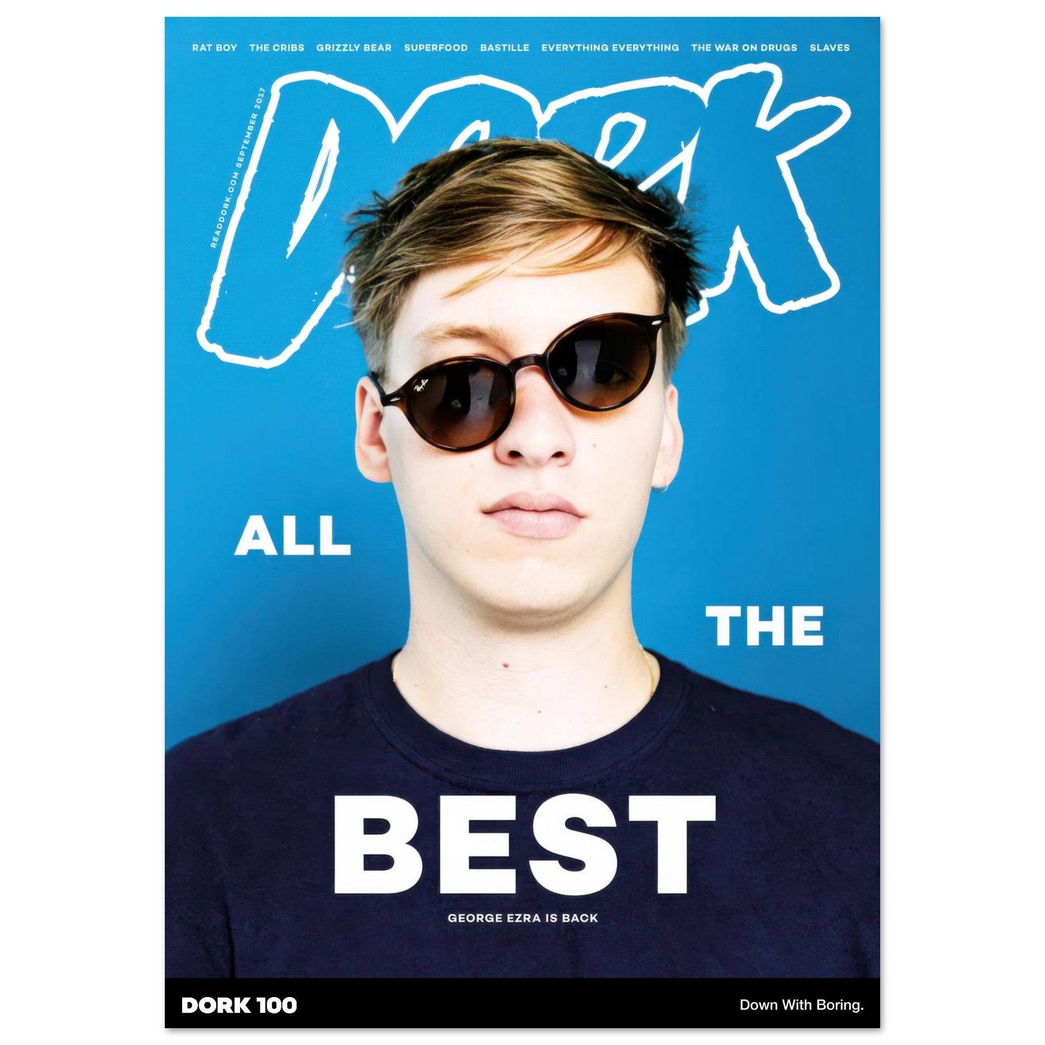 Dork 100 Posters - George Ezra (Issue 14, September 2017)