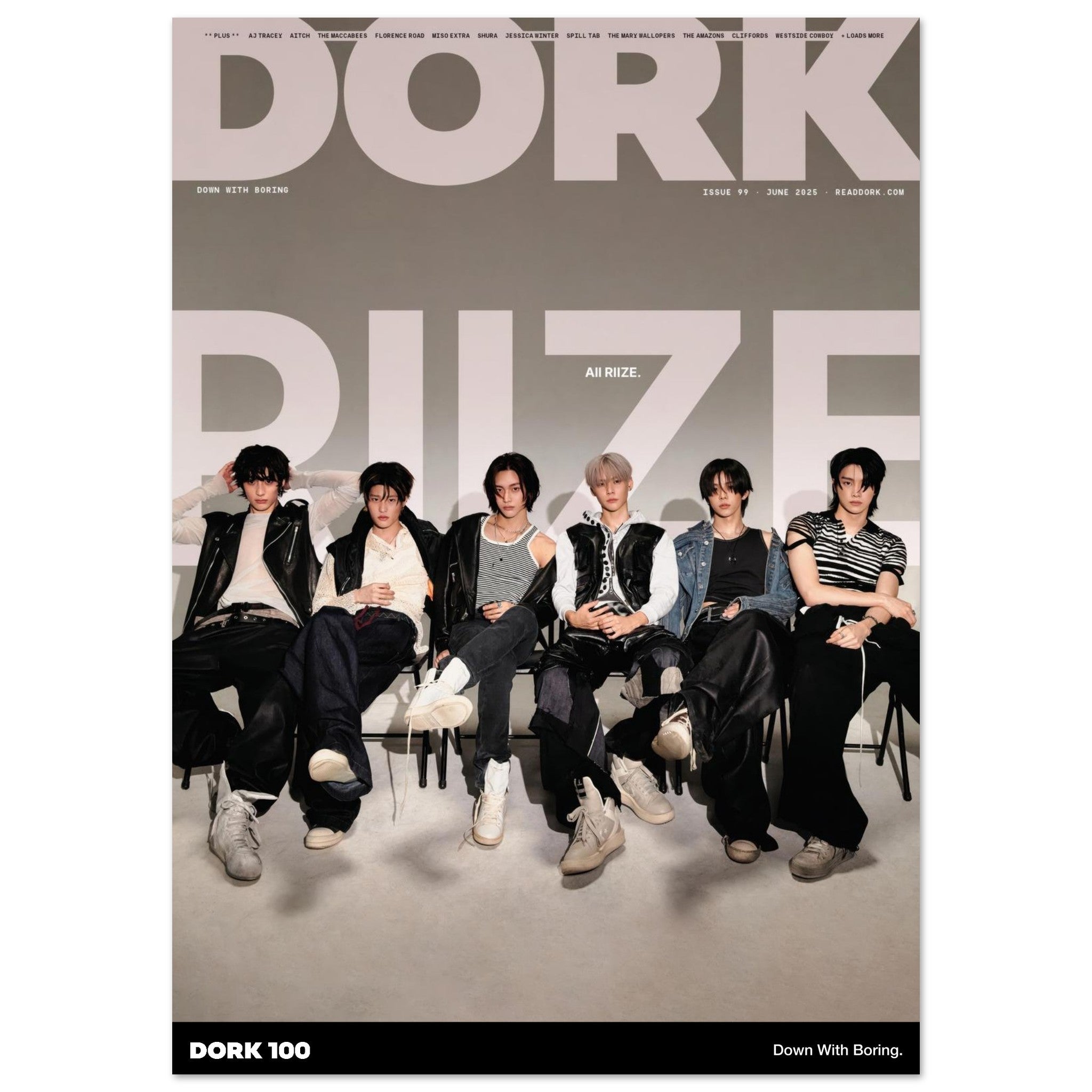 Dork 100 Posters - RIIZE (Issue 99, June 2025)