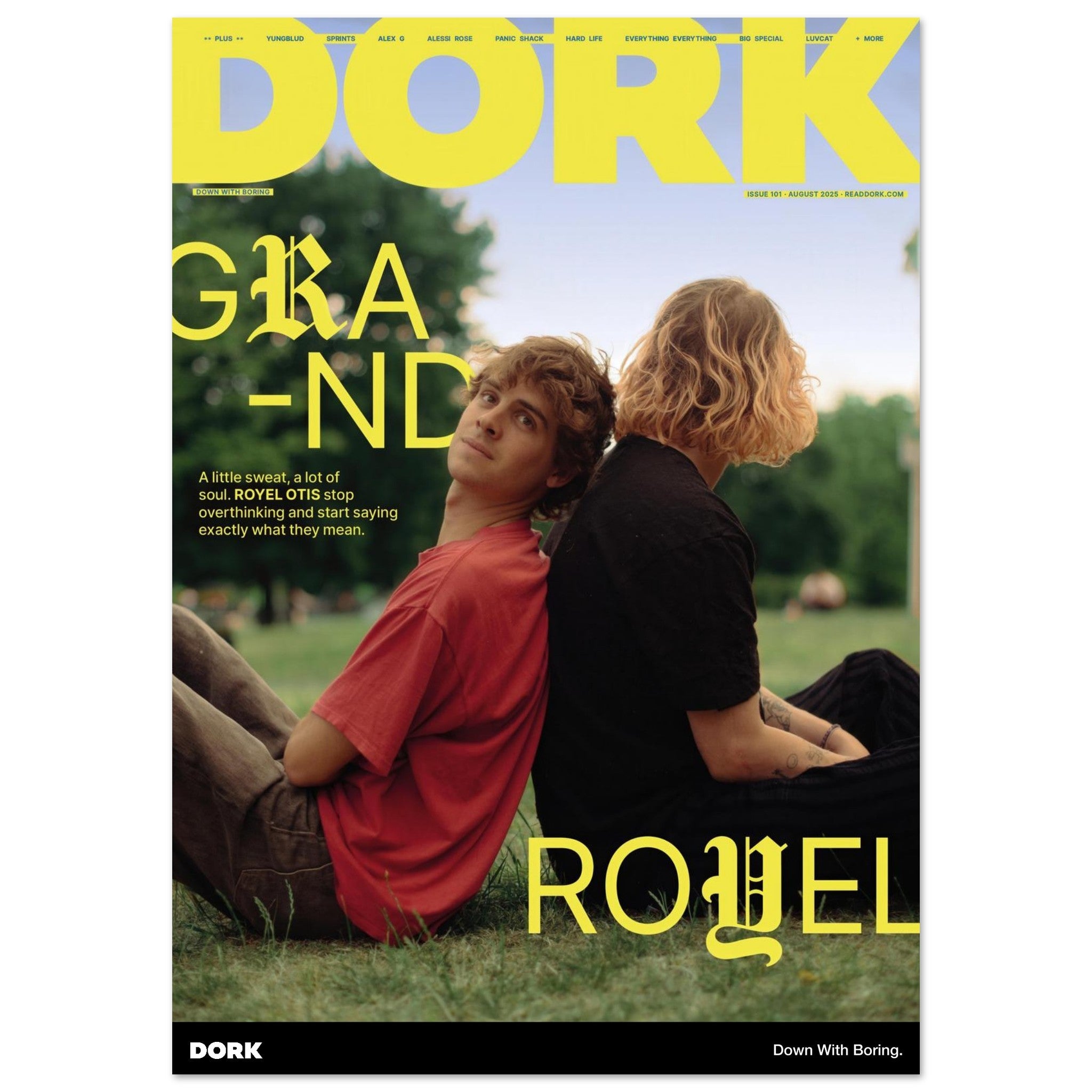 Dork Cover Posters - Royel Otis (Issue 101, August 2025)
