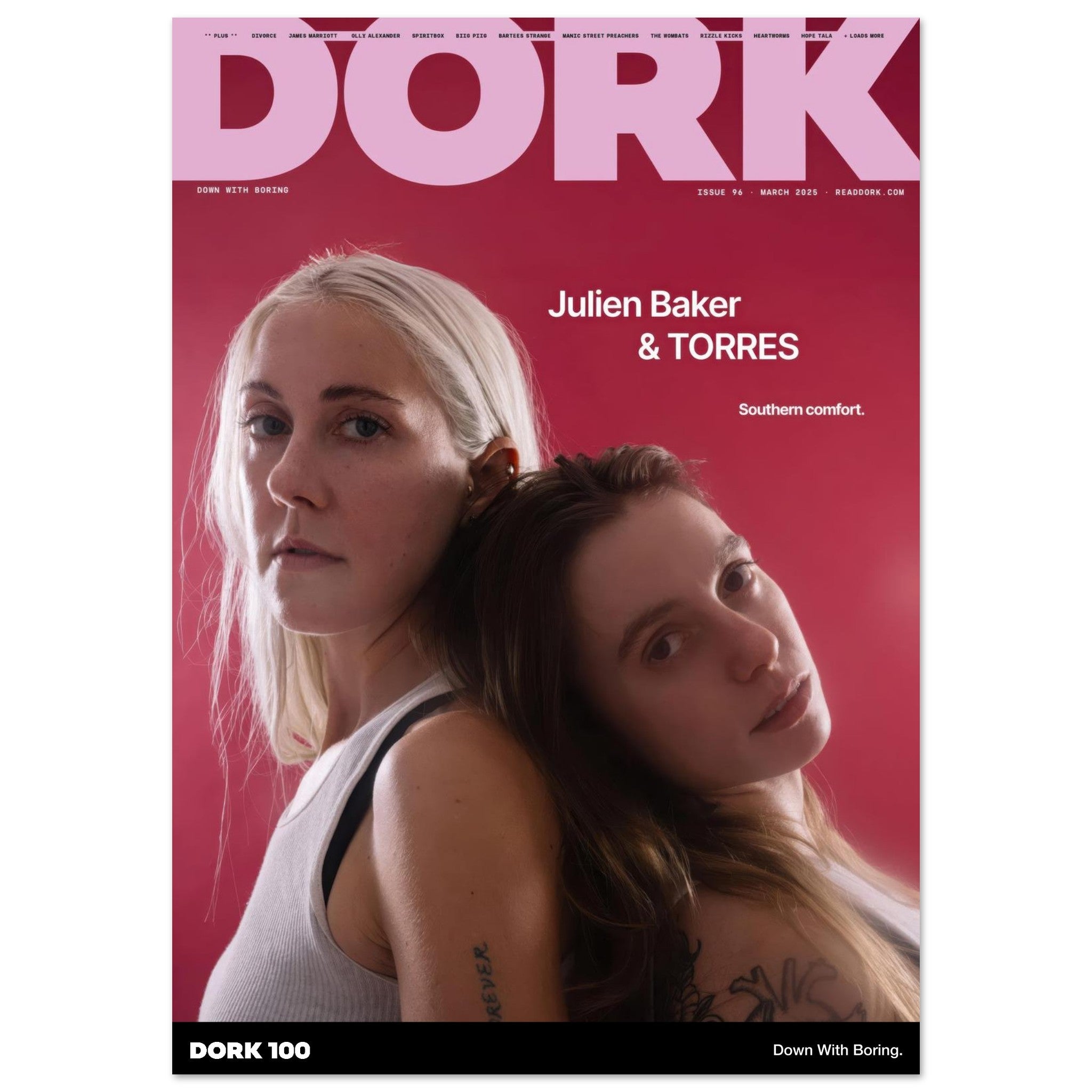 Dork 100 Posters - Julien Baker & TORRES (Issue 96, March 2025)