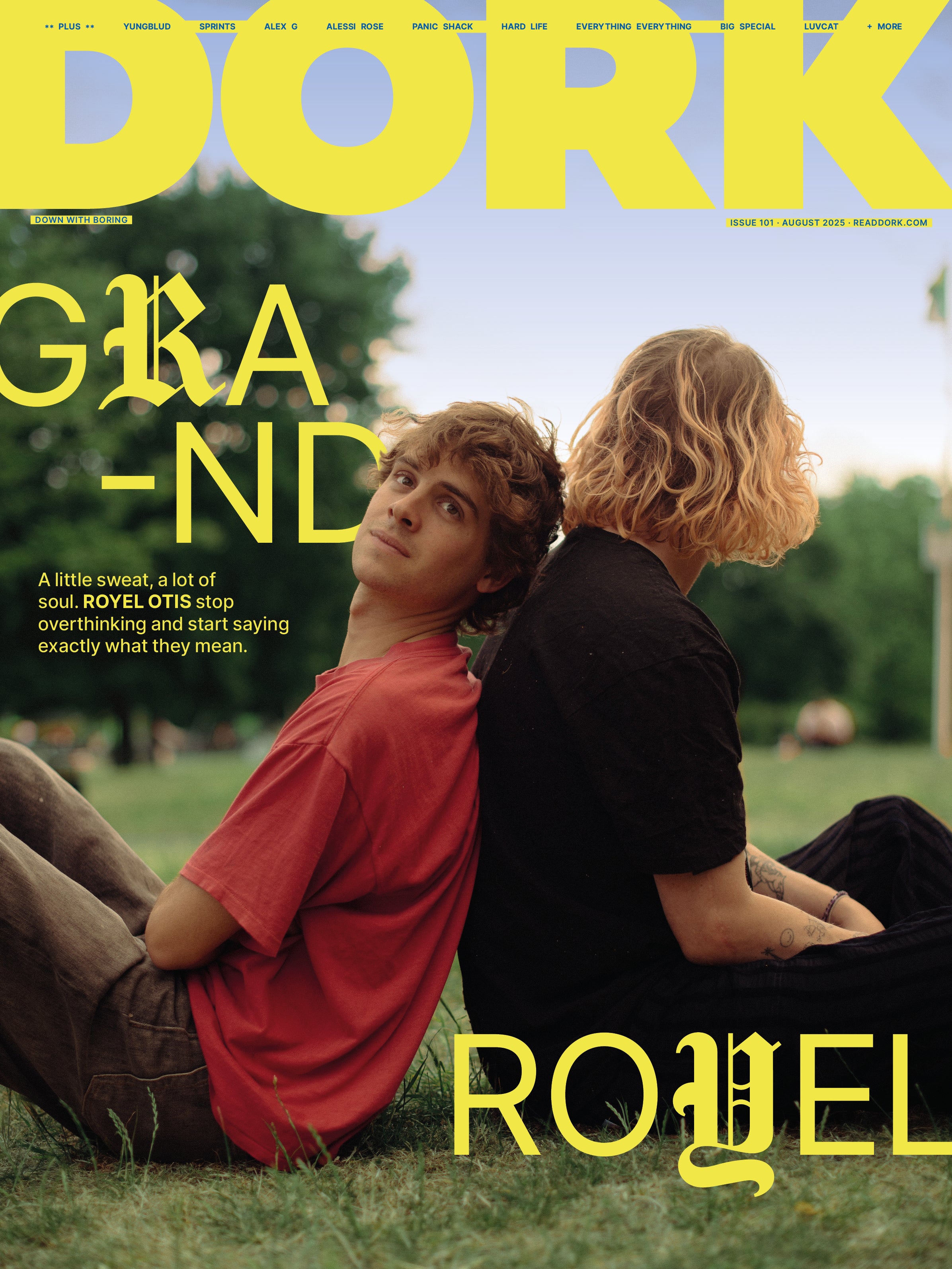 Dork, August 2025 (Royel Otis cover)