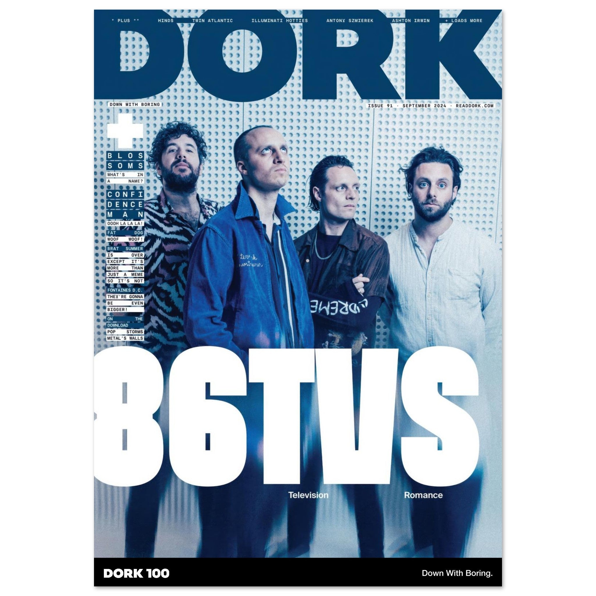 Dork 100 Posters - 86TVs (Issue 91, September 2025)