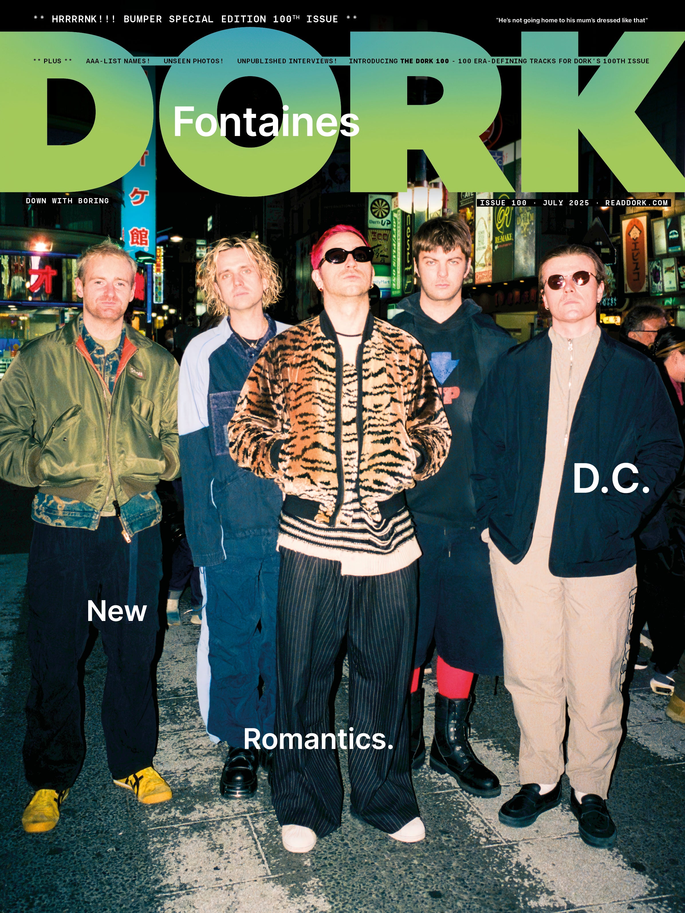 Dork, July 2025 (Fontaines D.C. cover)